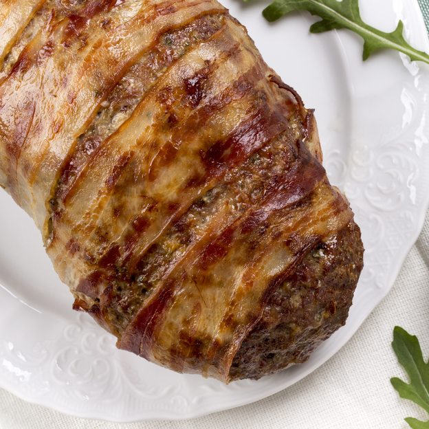 Bacon wrapped Meat loaf | Atkins Low Carb Diet