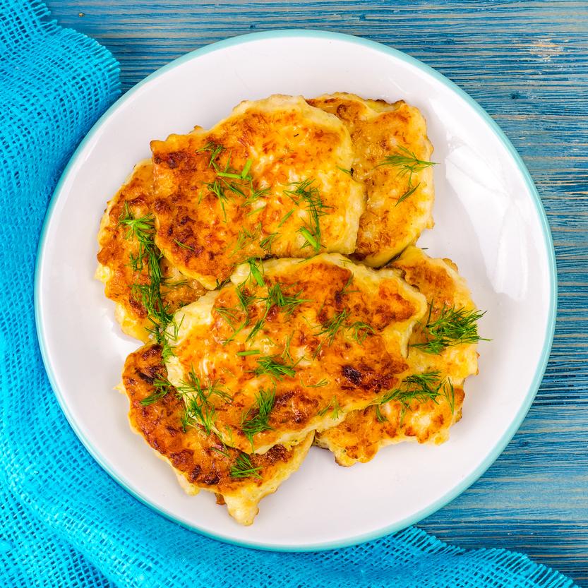 Chicken & Cheese Fritters | Atkins Low Carb Diet