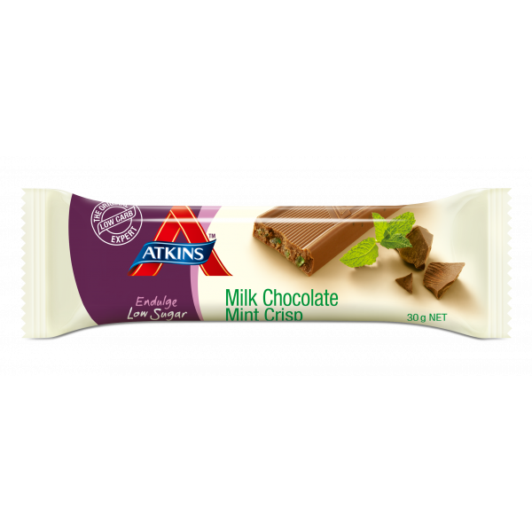 Milk Chocolate Mint Crisp Bar | Atkins Low Carb Diet