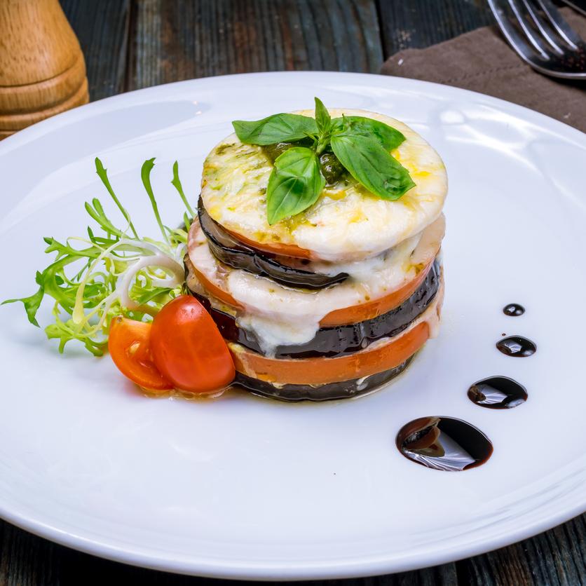 Eggplant Tomato Stacks | Atkins Low Carb Diet