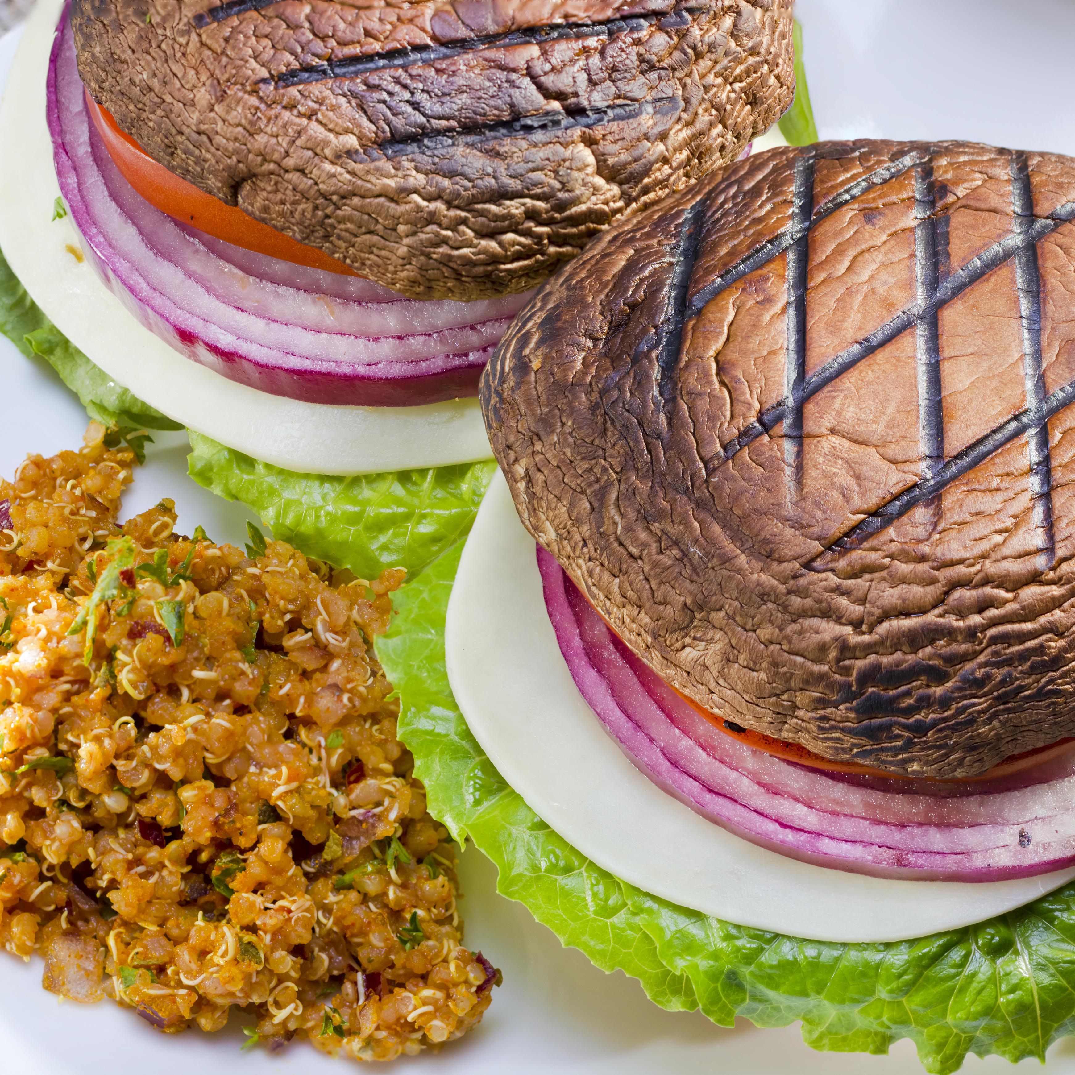 Mushroom and onion burger | Atkins Low Carb Diet
