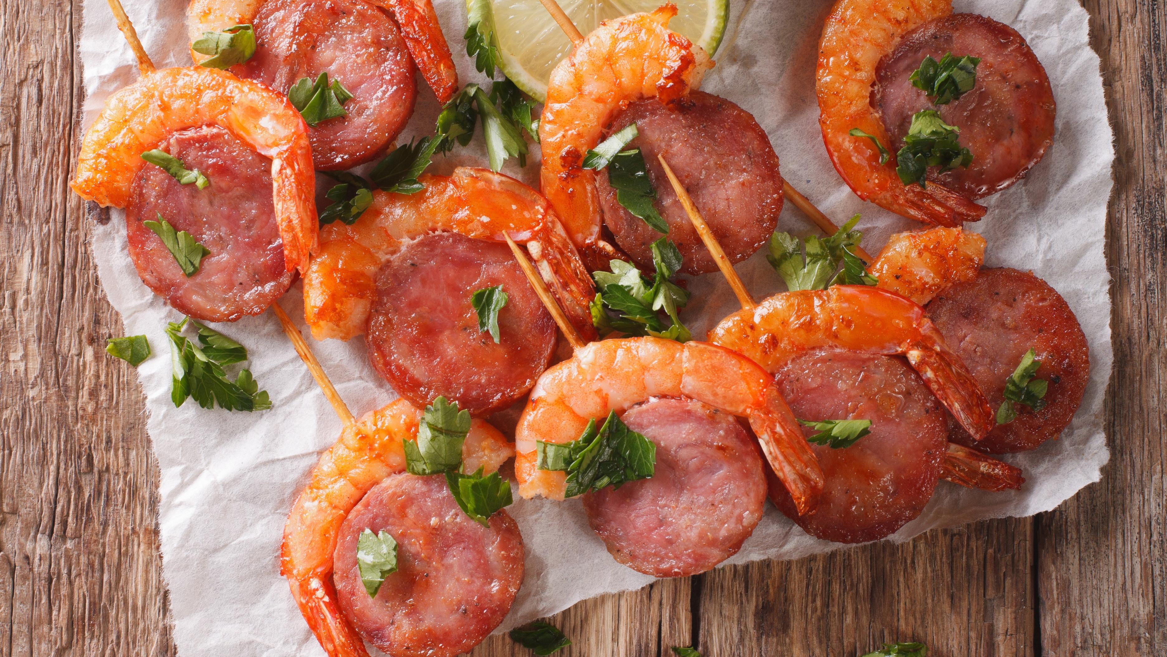 Chorizo & Prawn Bites | Atkins Low Carb Diet